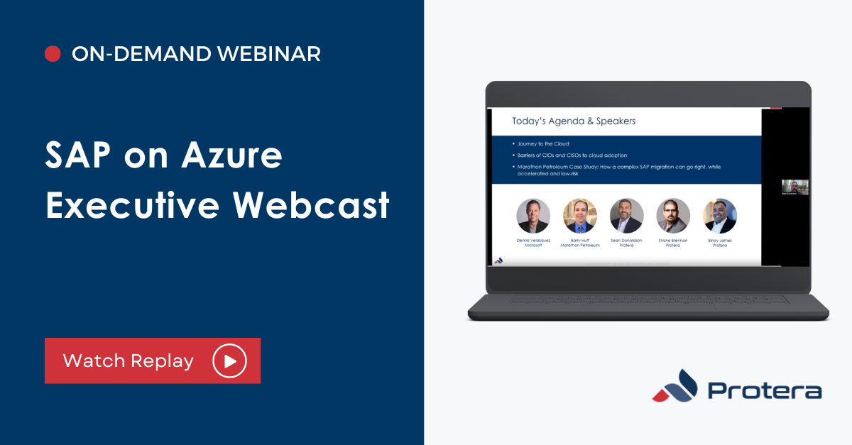 SAP on Azure Executive Webcast
